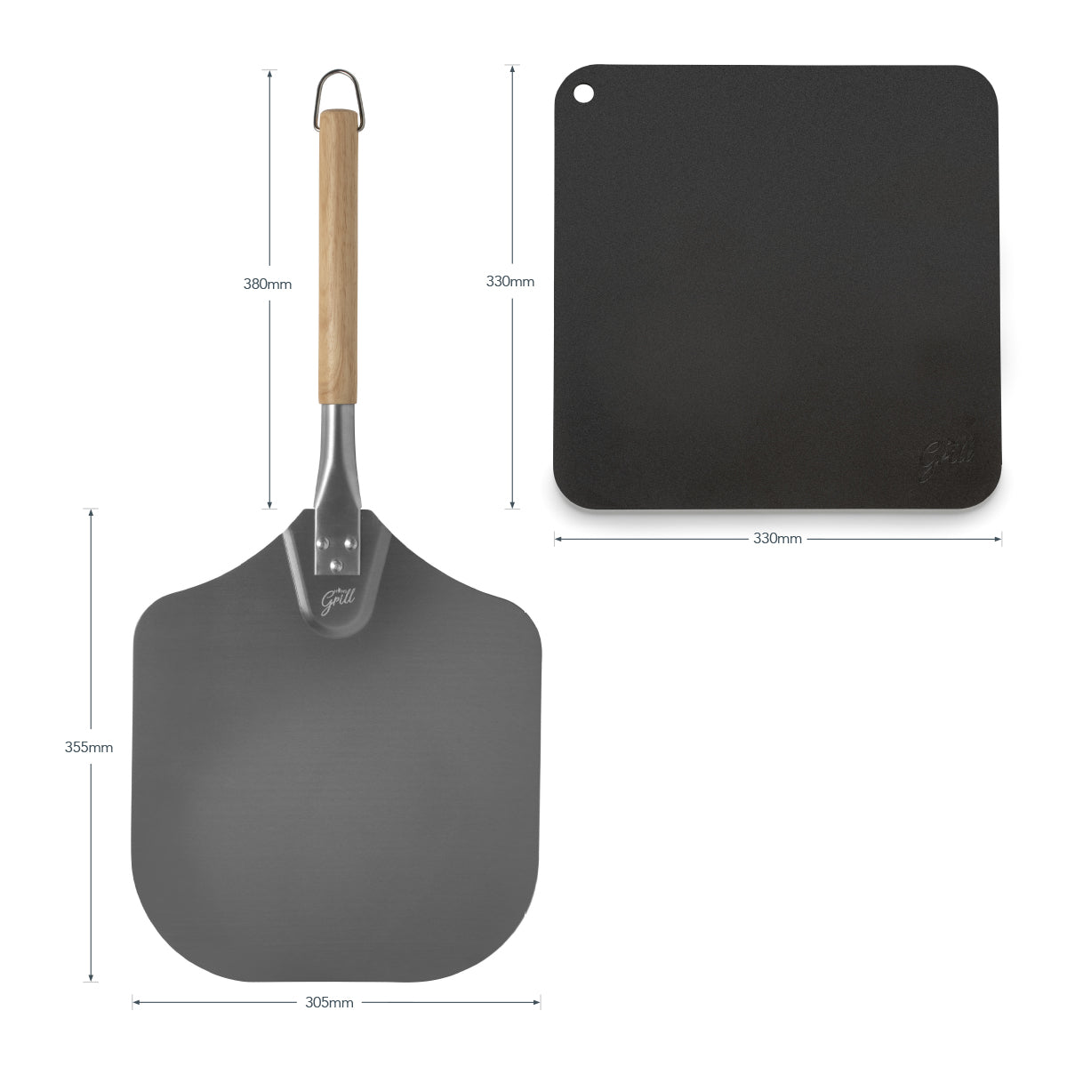 Pizza Steel PRO by Hans Grill | XL (1/4" Thick) Square Conductive Meta